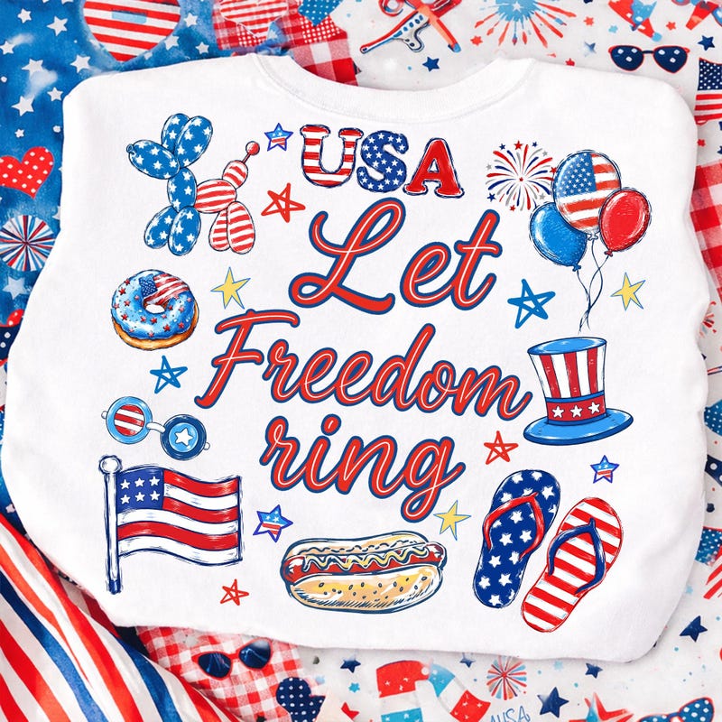 Let Freedom Ring Clipart - Etsy