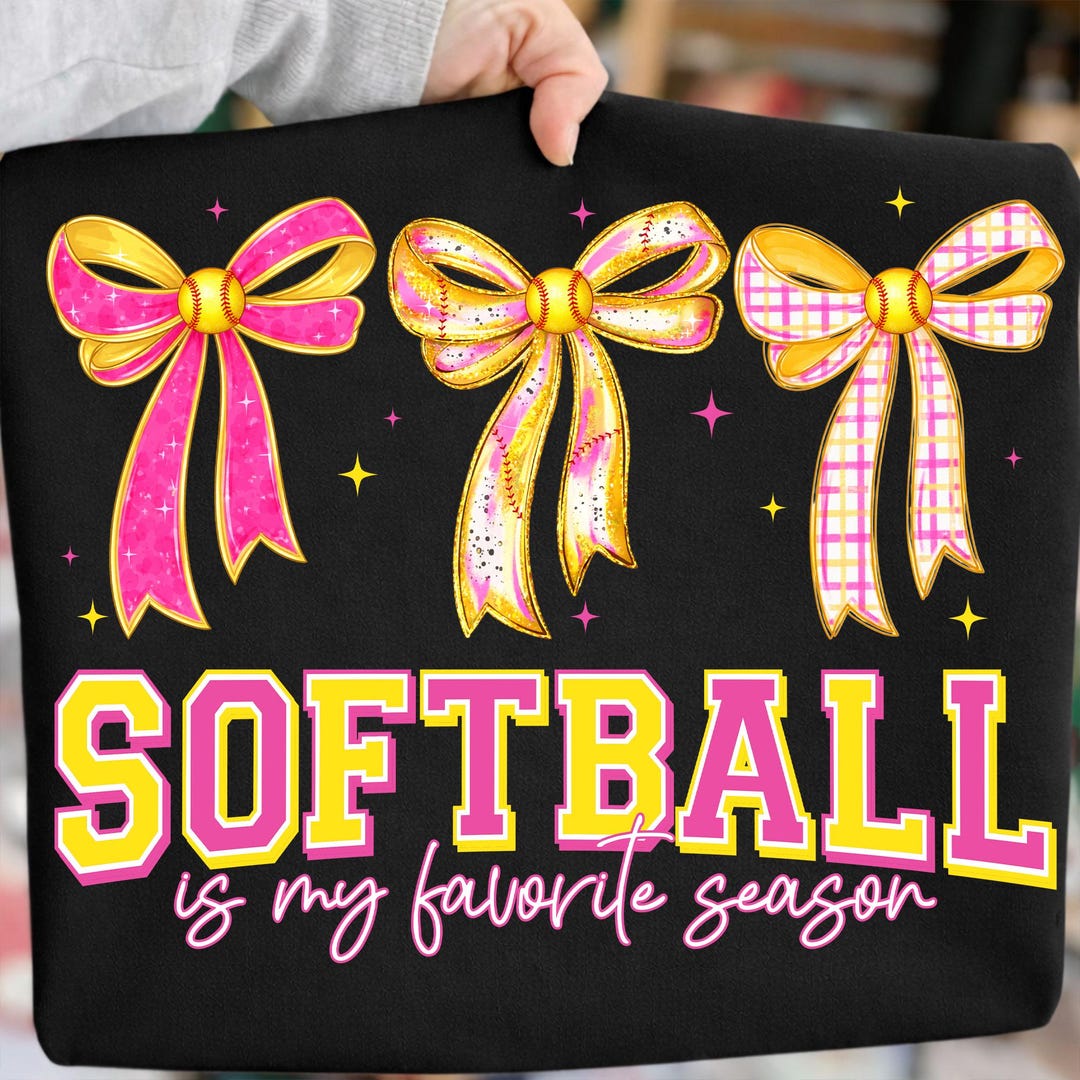 Coquette Softball Png, Brushstroke Game Day Png PNG, Softball is My ...