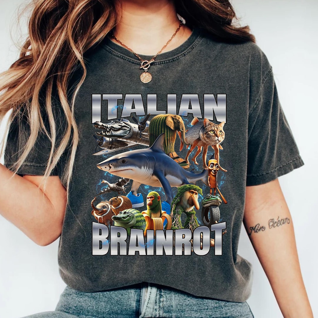 Italian Brainrot Meme PNG, Funny Chaotic Animal Collage Graphic, Viral ...