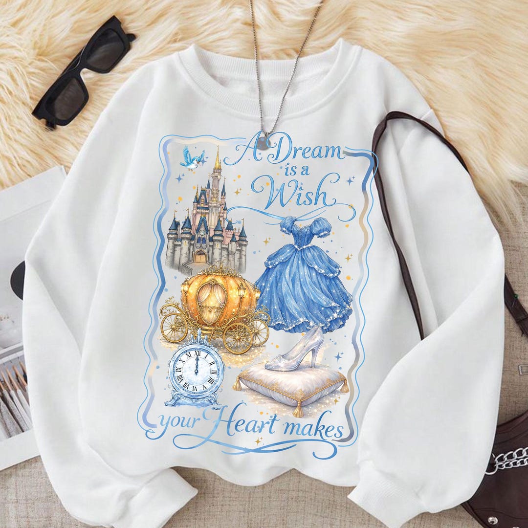 Preppy Princess PNG, A Dream is a Wish PNG, Cindrela Coquette, Magic ...