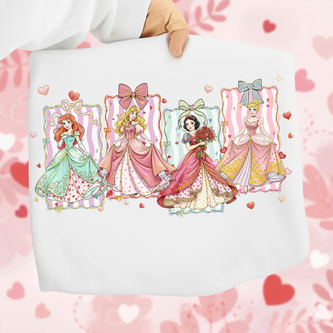 Preppy Princess Valentine PNG, Trendy Valentine Png, Valentine's Day ...