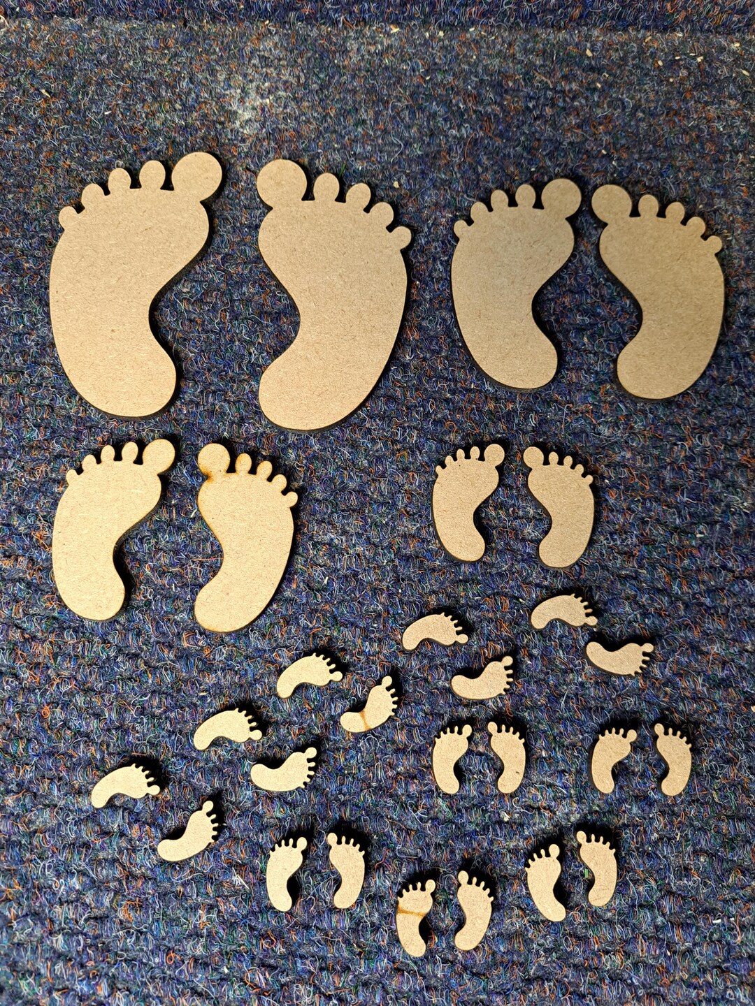 Wooden Baby Feet, Laser Cut 3mm MDF Embellishments, Crafts, Arts ...