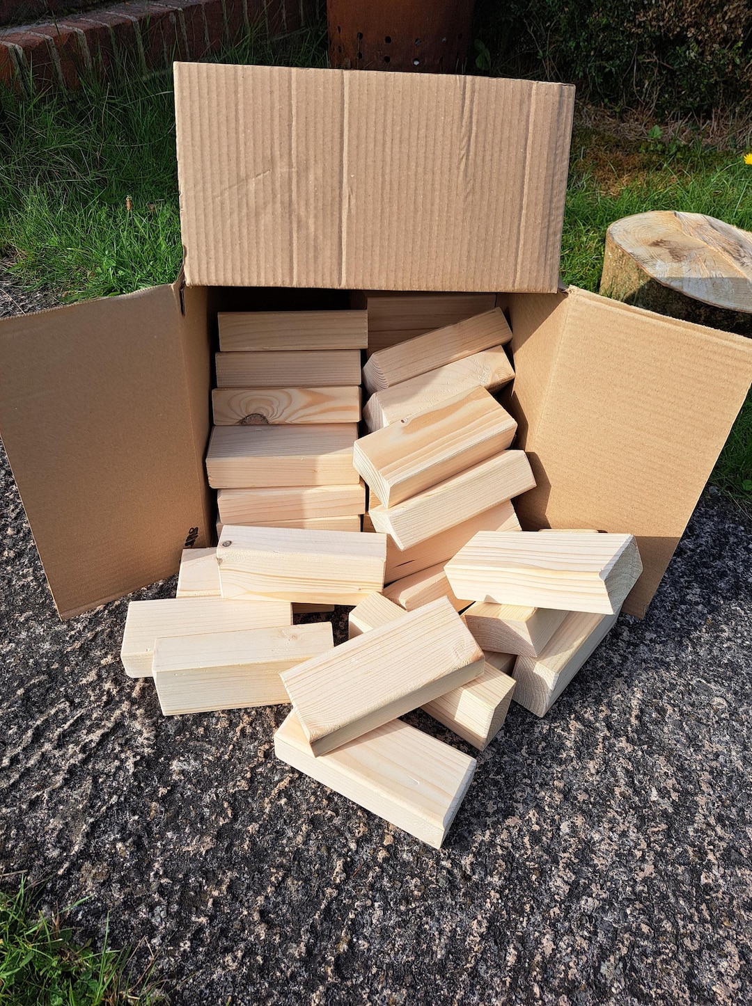 30 X Softwood Blocks/bricks - Etsy