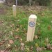 Wooden Timber Decorative Verge Posts With Reflectors and Ground Rod ...