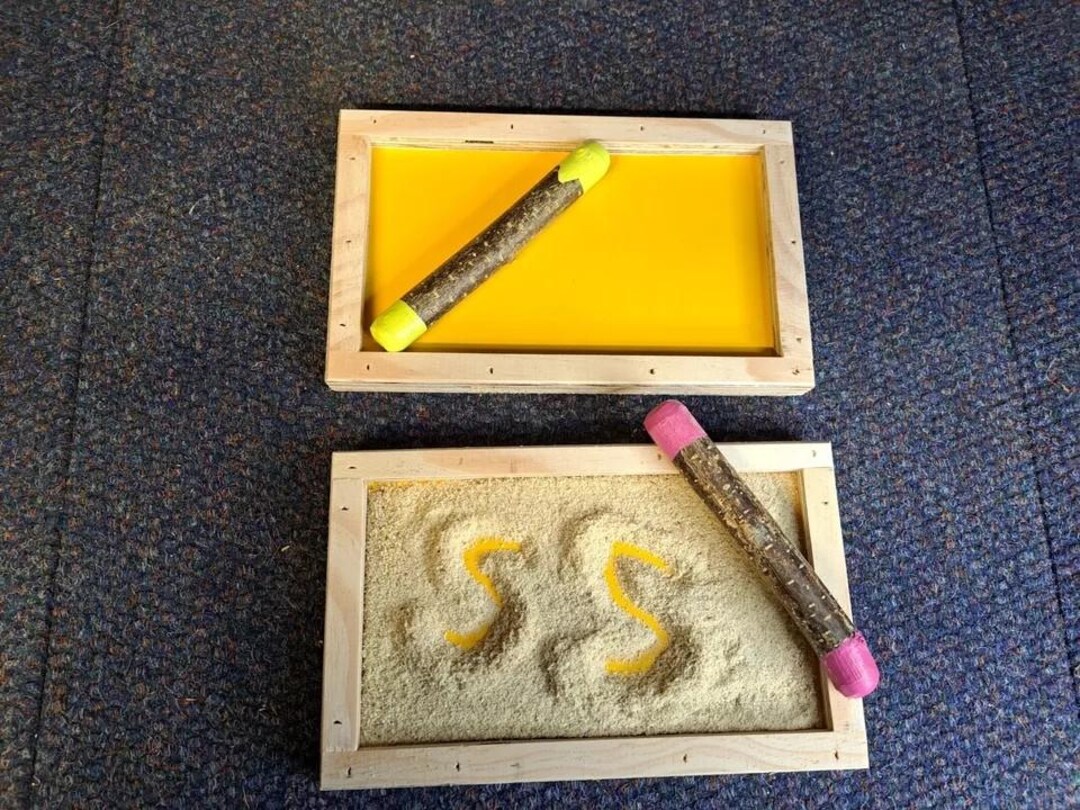 Mark Making Writing Trays, EYFS, Tuff Tray Play, Writing. Set of 2 ...