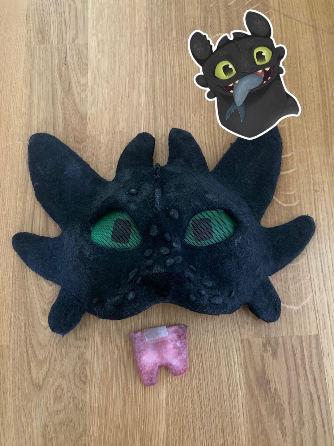 Toothless Therian Mask (how to Train Your Dragon) - Etsy