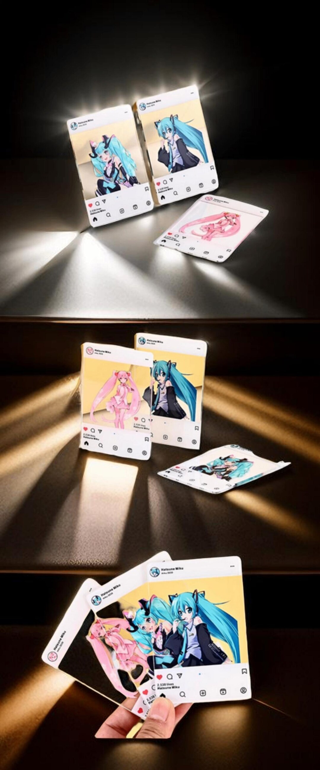 Custom Acrylic Photo Card Personalized Gift for Friends, Anime, Rock ...