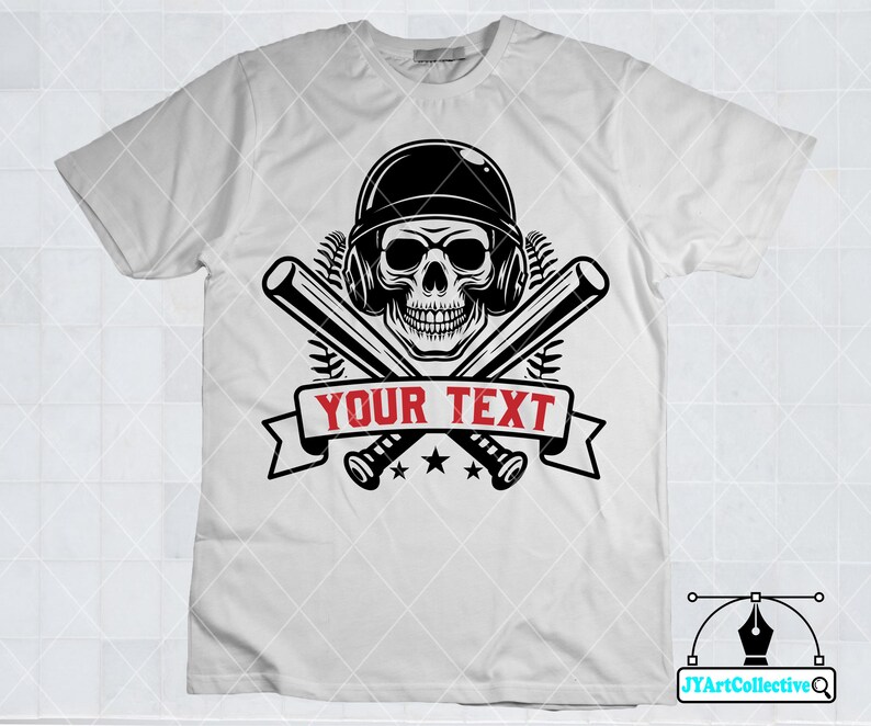 Baseball Skull SVG | Bats, Skeleton, Team Design (png, Eps, Dxf) - Etsy