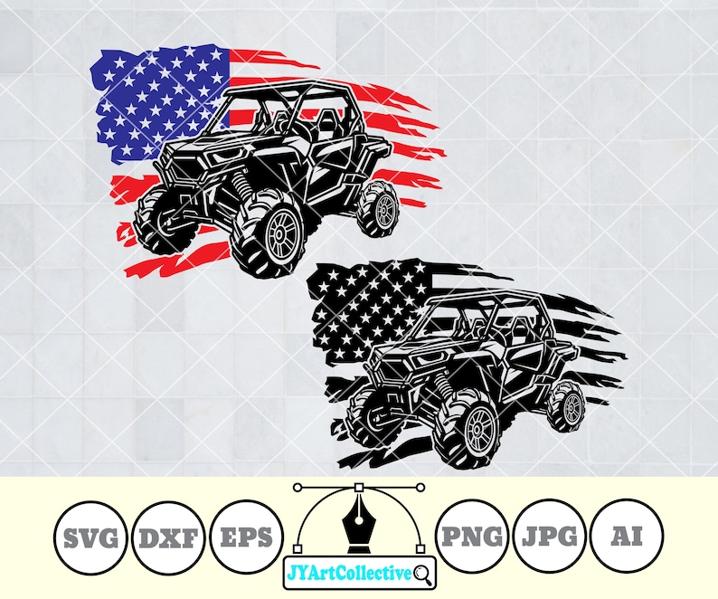 USA Atv Rzr Svg | Adventure Riding Svg | ATV Ranger Svg | Atv Riding ...