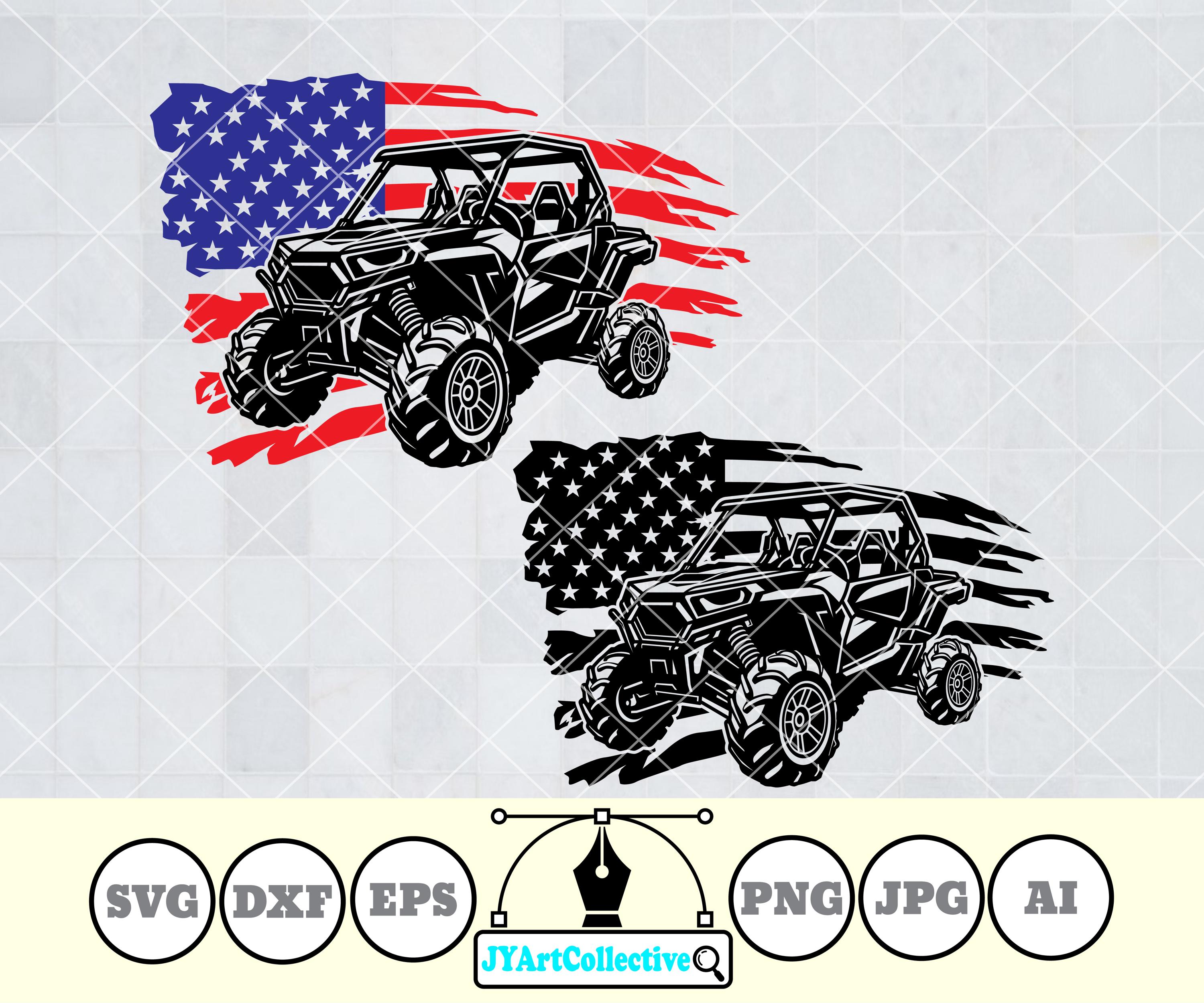 USA Atv Rzr Svg | Adventure Riding Svg | ATV Ranger Svg | Atv Riding ...