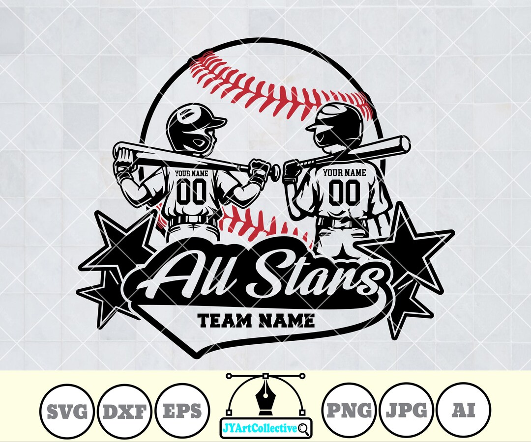 All Stars Svg | Baseball Kid Svg | Baseball Svg | All Stars Baseball ...