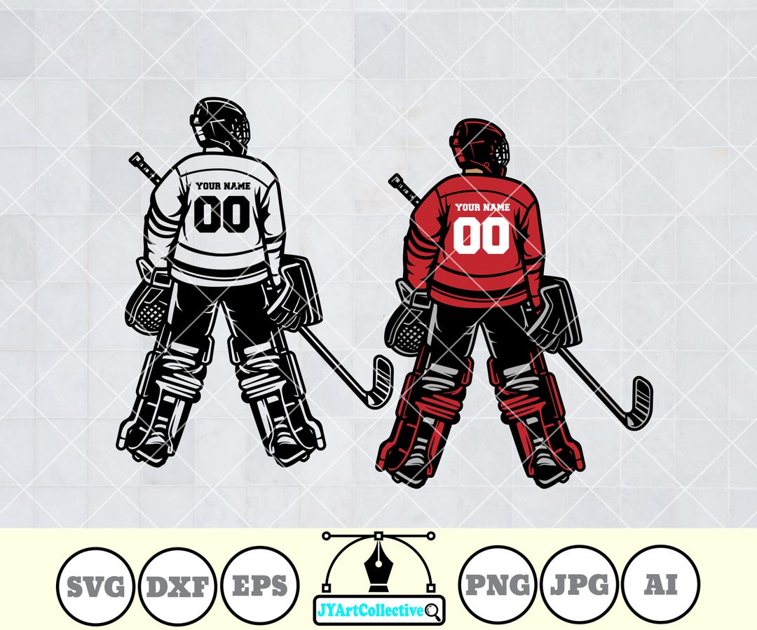 Goalie Player Svg | Hockey Player Svg | Hockey Goalie Svg | Goalkeeper ...