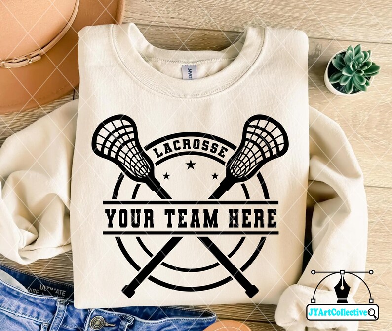 Lacrosse Team Template Svg Png: Lacrosse Shirt (digital Downloads) - Etsy