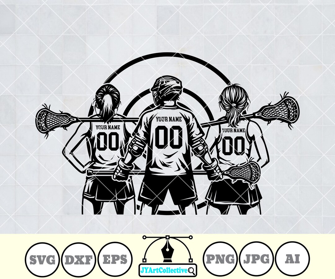 Lacrosse Girl Svg | Lacrosse Player Svg | Lacrosse Name | Lacrosse Boy ...