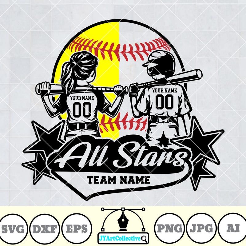 All Stars Svg - Etsy