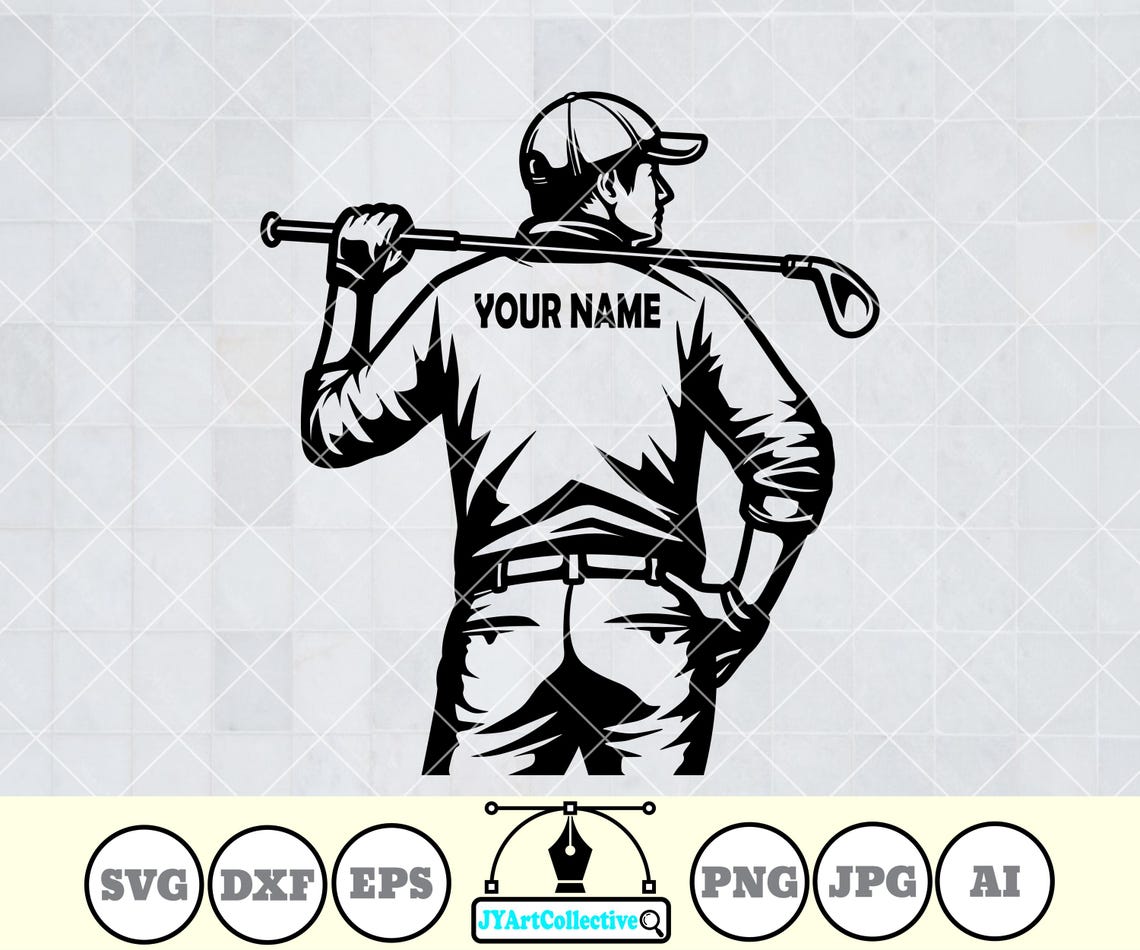Golf Svg | Personalized Name | Golf Player Svg | Golf Name | Golf Dad ...