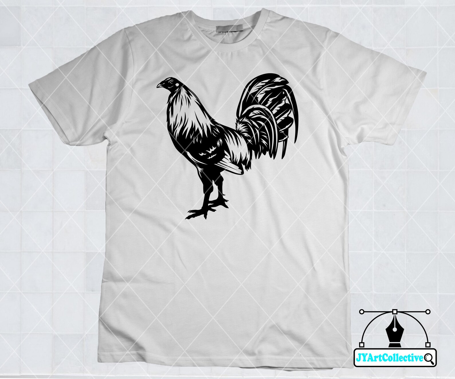 Gallo de pelea SVG / Clipart de pollo (PNG, DXF, EPS, JPEG) - Etsy México