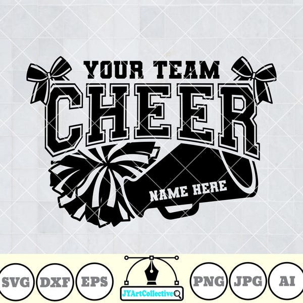Cheerleading Svg - Etsy