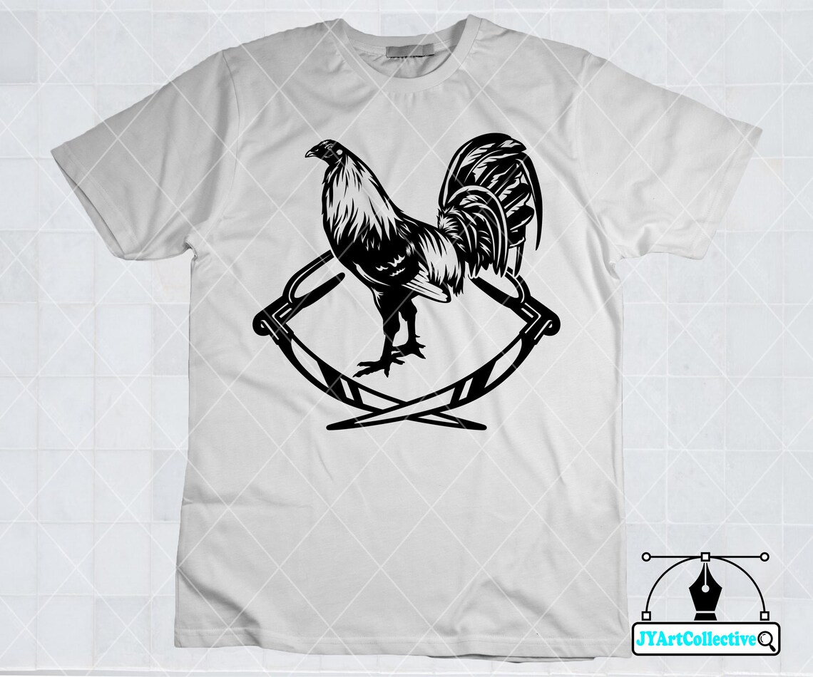 Fighter Rooster Svg | Cockfighting Svg | Rooster Svg | Cockfight Svg ...