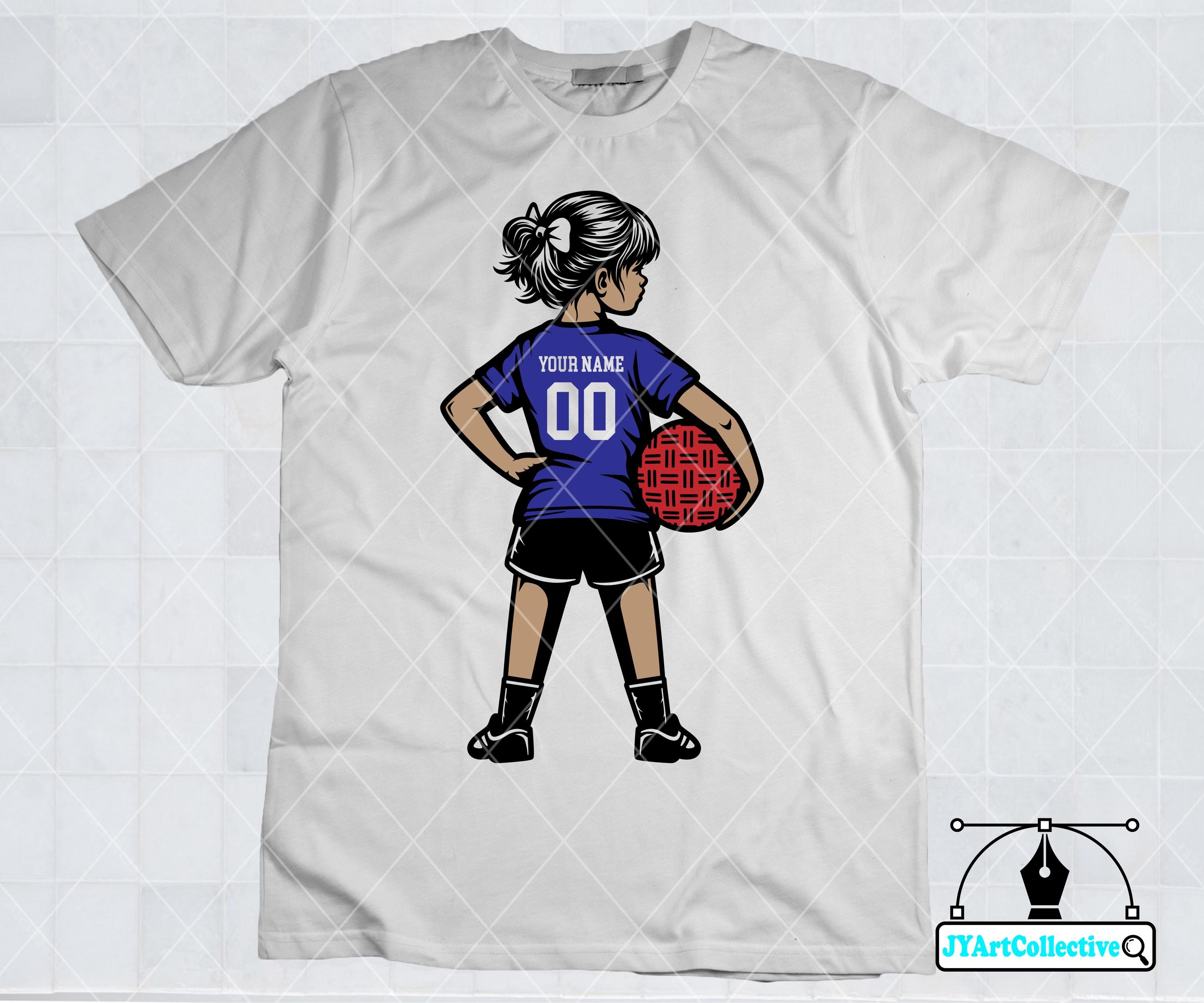Colored Layer | Kickball Kid Svg | Kickball Girl Svg | Kickball Player ...