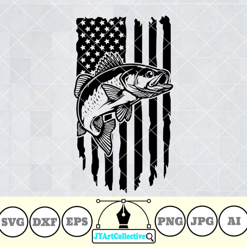 Catching Fish Svg - Etsy