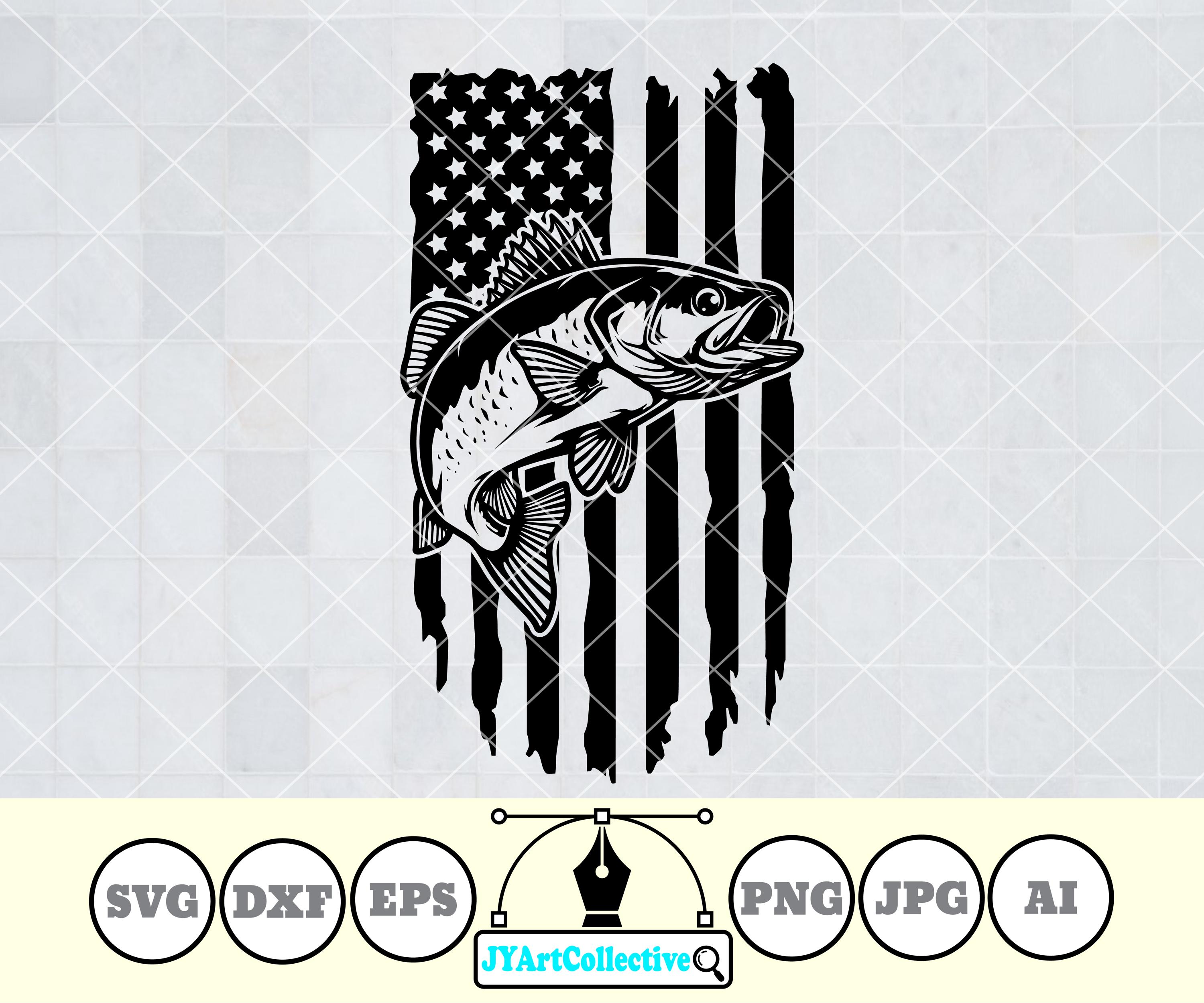 US Walleye Fishing Svg | Walleye Fish Svg | Catching Walleye Fish Svg ...