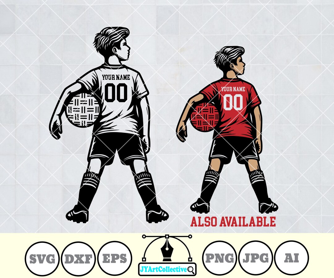 Kickball Boy Svg | Football Png, Dxf, Eps for Cricut - Etsy