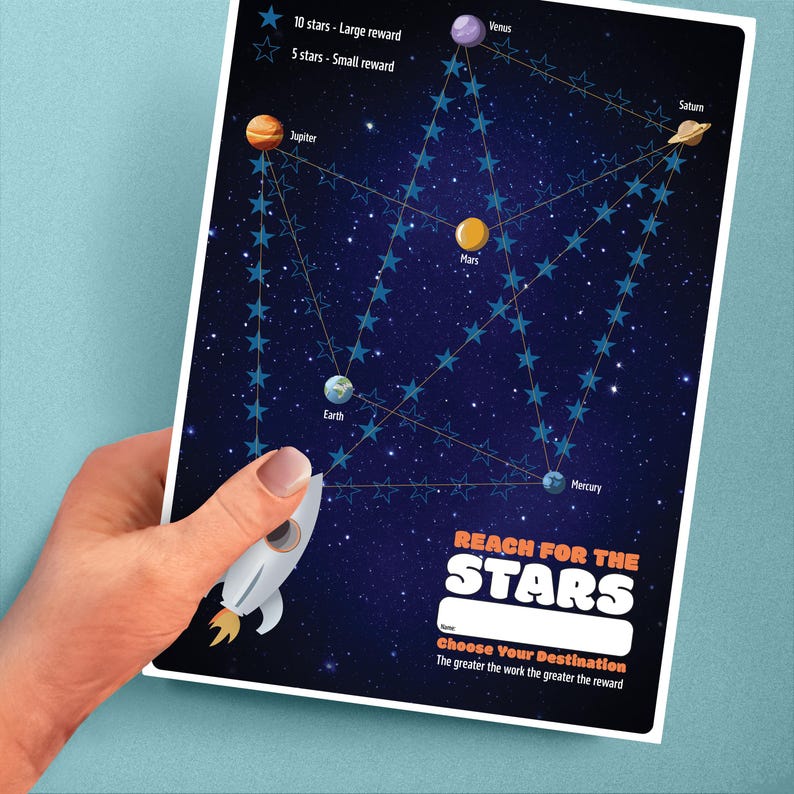 Reward Chart , Chore Chart, Behavior Chart, Star Chart - Etsy