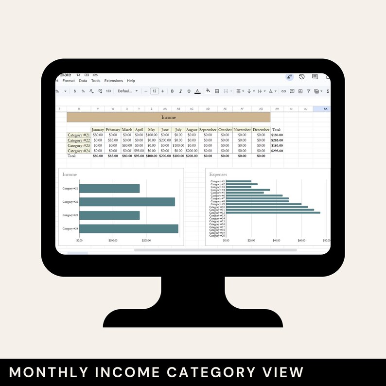 Simple, User-friendly Financial Tracker Template: Google Sheets ...