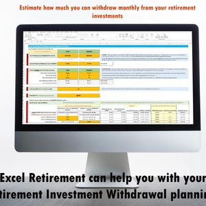 4% Rule Retirement Savings Withdrawal Calculator, Investment Planner ...