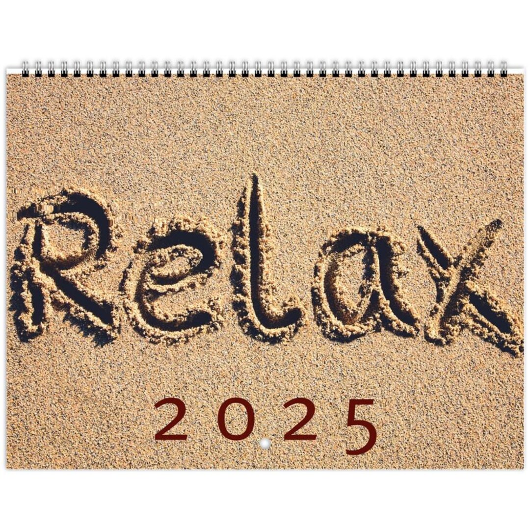 2025 Wall Calendar relax Feel the Sea Every Day Vibrant Seascapes ...