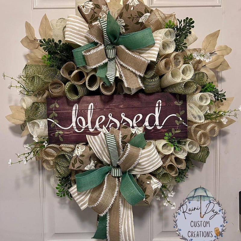Affordable Wreath Signs - Etsy