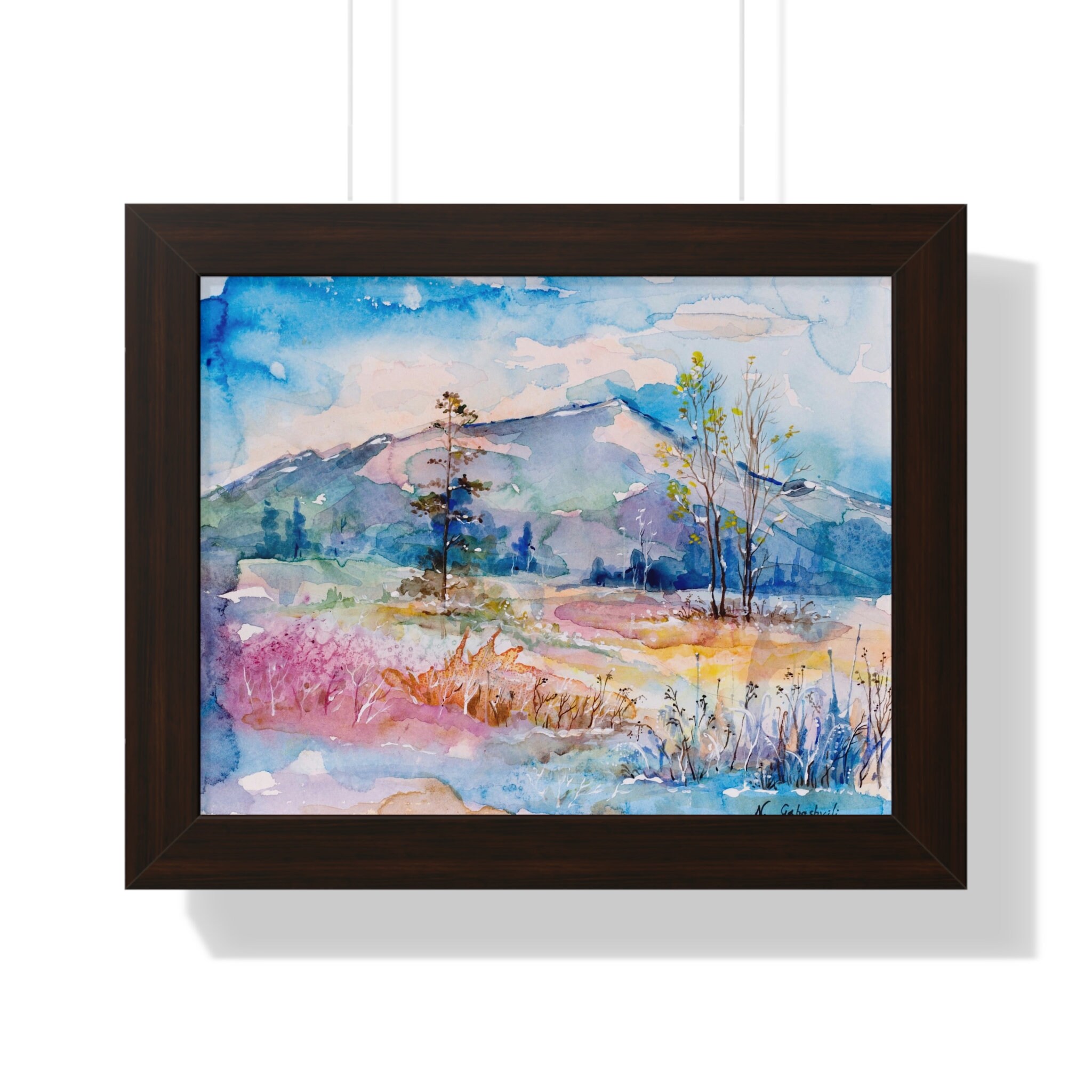 Beautiful Colorado Landscape Poster, Framed Wall Art Gallery Print ...