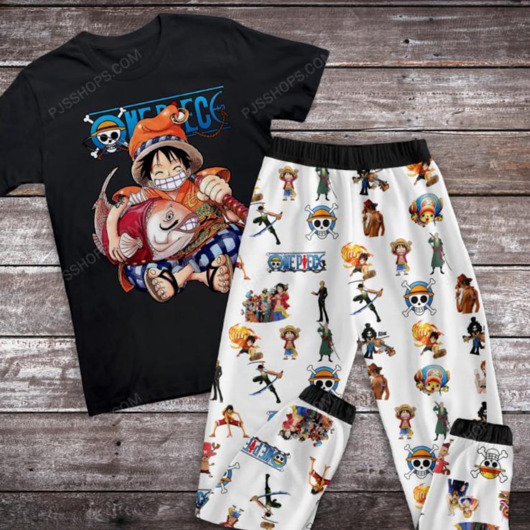 One Piece Pajamas Set, One Piece Personalized Family Pajamas, One Piece ...
