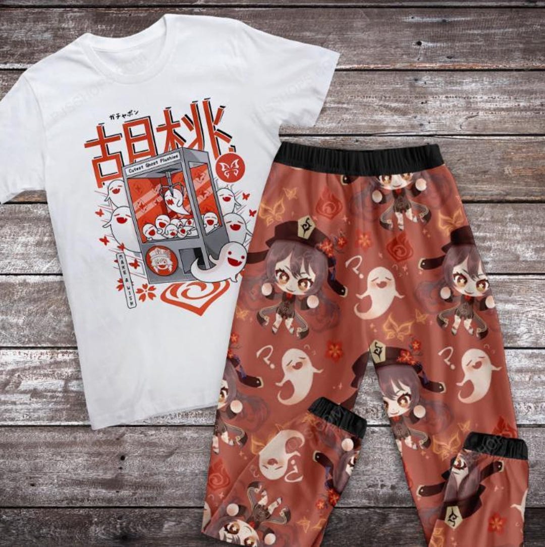 Hutao Genshin Impact Pajamas Set, Genshin Impact Personalized Family ...