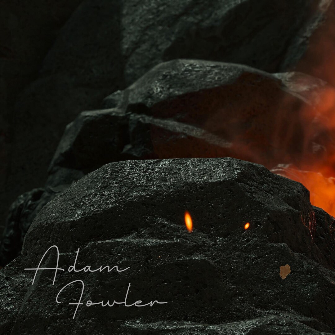 Fire Stone Aesthetic Computer Wallpaper 4K Desktop Background Laptop PC ...