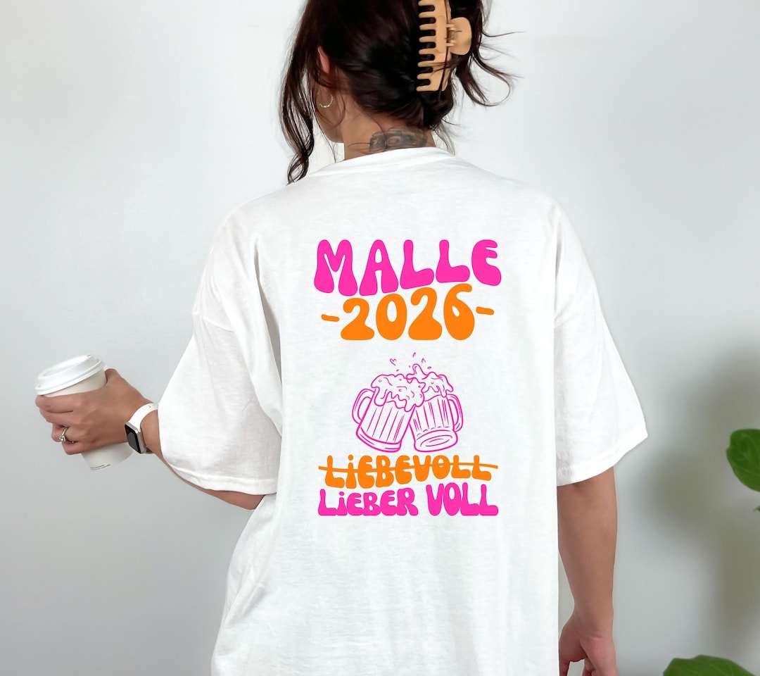 Malle Shirt, Backprint, Malle 2026, Malle Shirts, Malle T Shirt ...