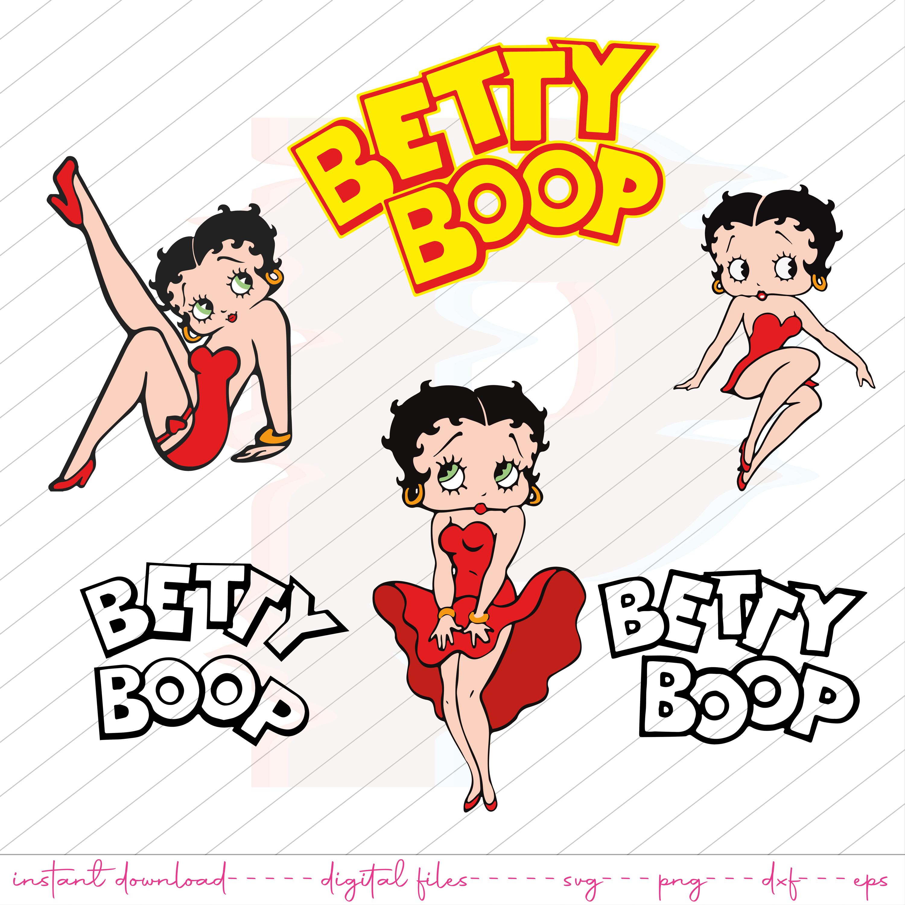 Betty Boop Svg, Betty Svg, Betty Boop Cut File, Betty Boop Cricut ...