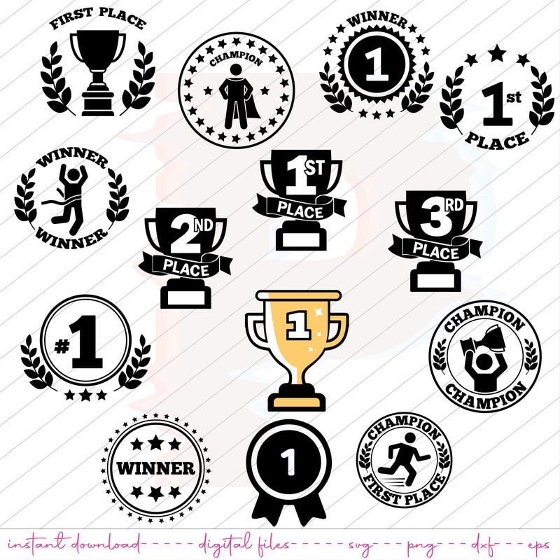 1st Place Ribbon - Etsy