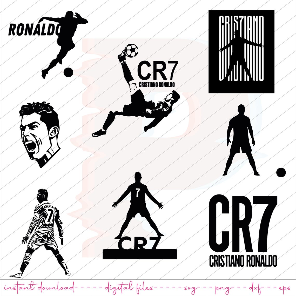 CR7 Svg Png, Ronaldo Svg, Cristiano Ronaldo Svg, Ronaldo Png, Cr7 Goat ...