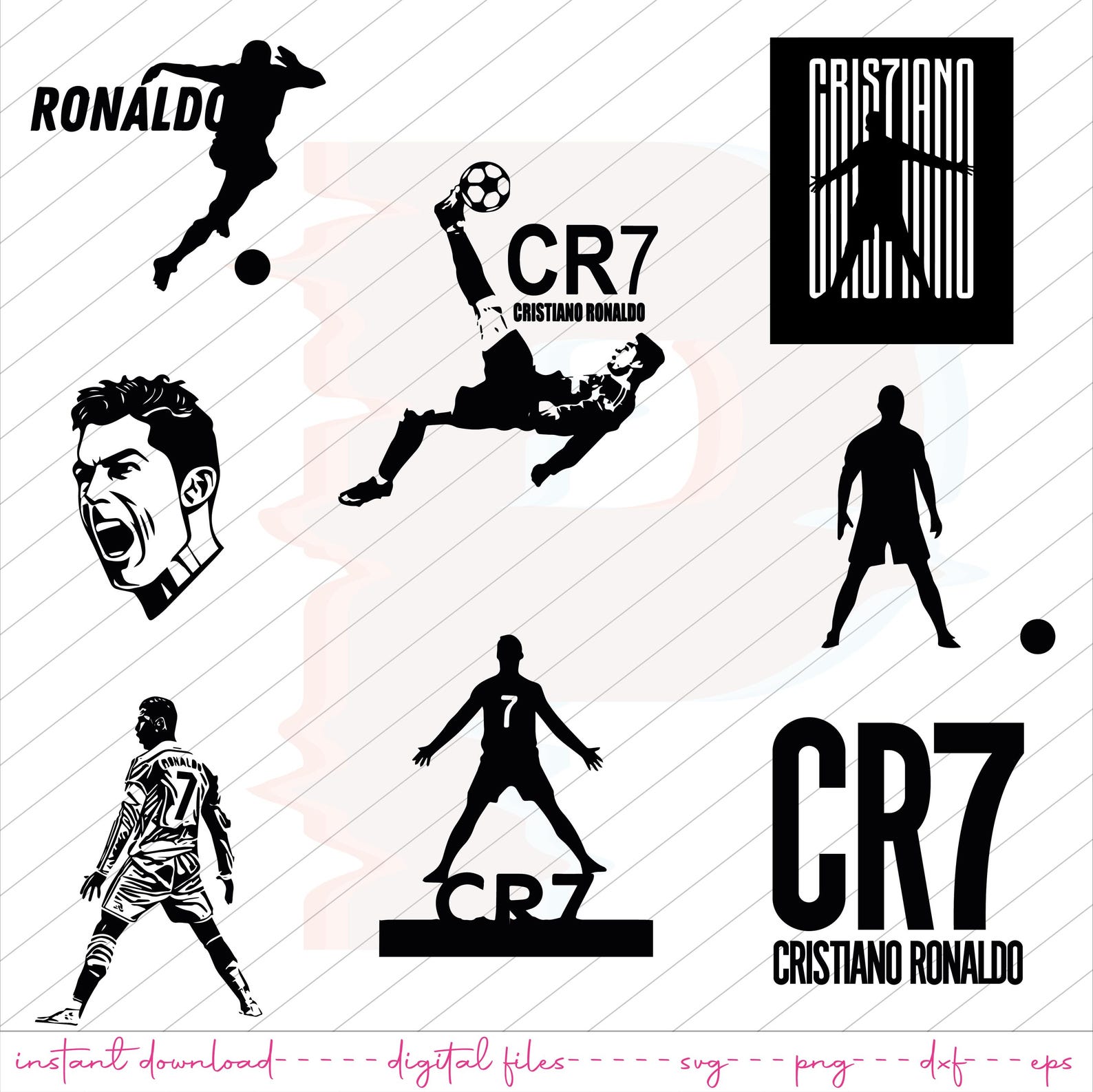 CR7 Svg Png, Ronaldo Svg, Cristiano Ronaldo Svg, Ronaldo Png, Cr7 Goat ...