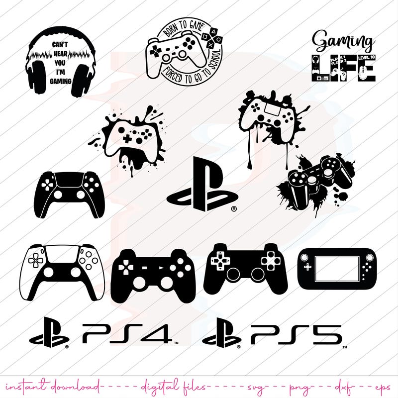 Gaming Svg - Etsy