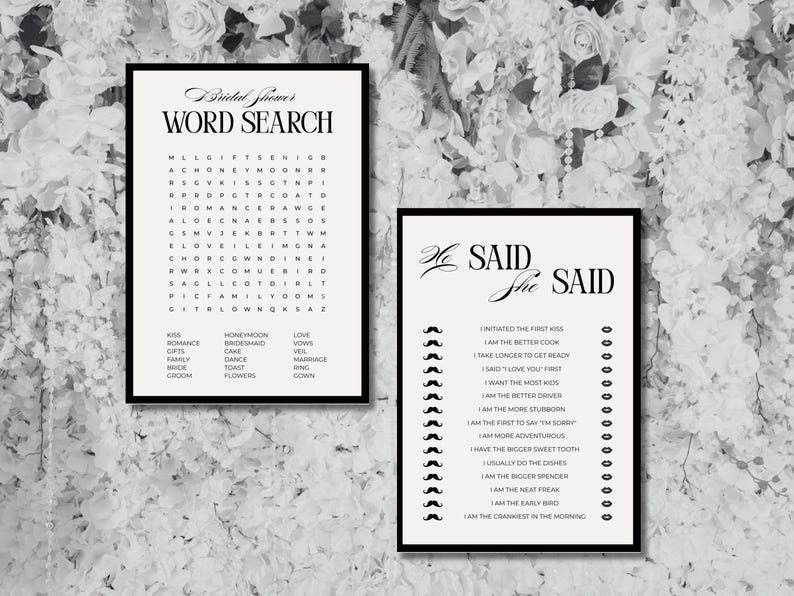 Bridal Shower Games Bundle: 10 Printable Games (canva Editable, Digital ...