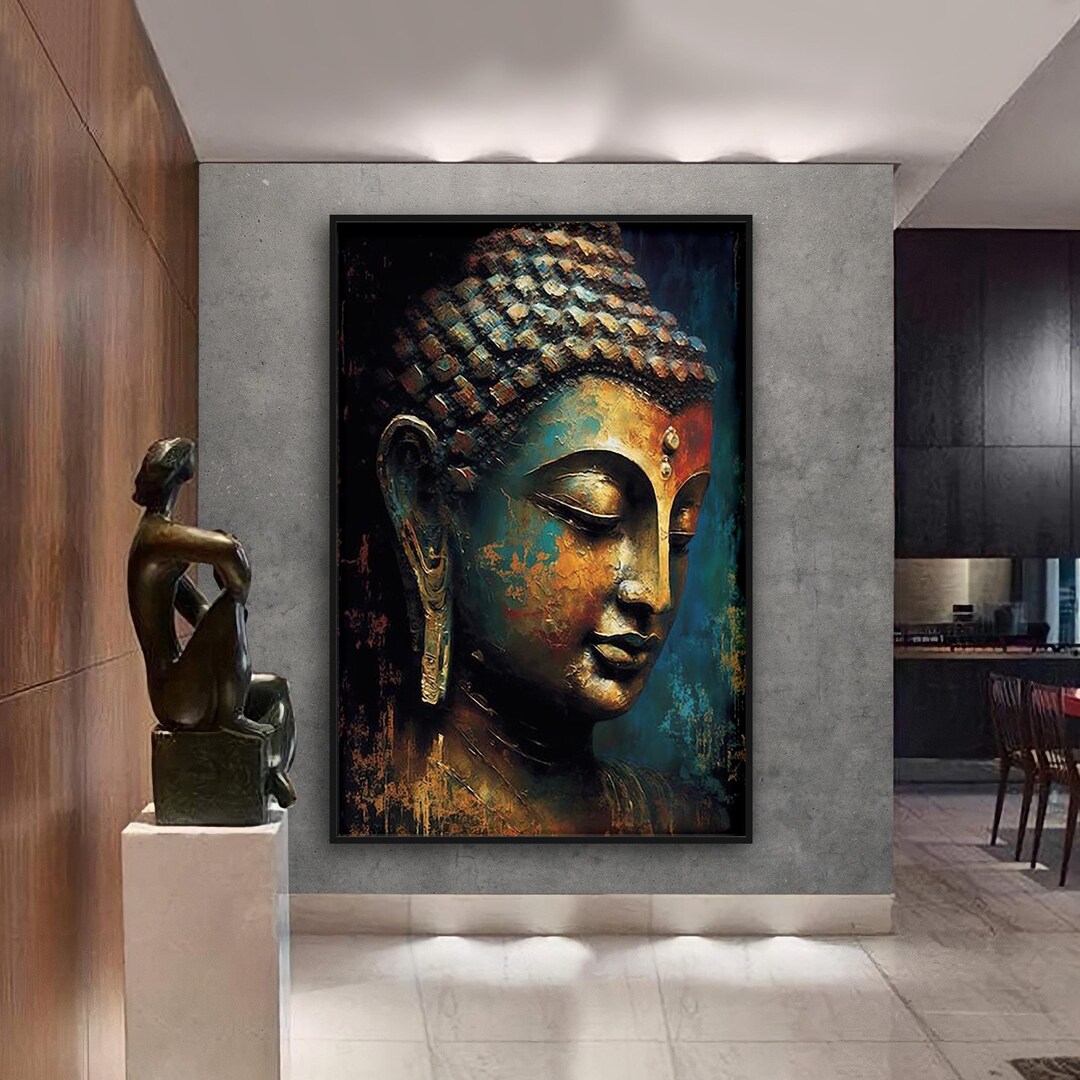 Buddha Wall Art, Buddha Canvas Print, Buddha Poster Print, Buddha ...