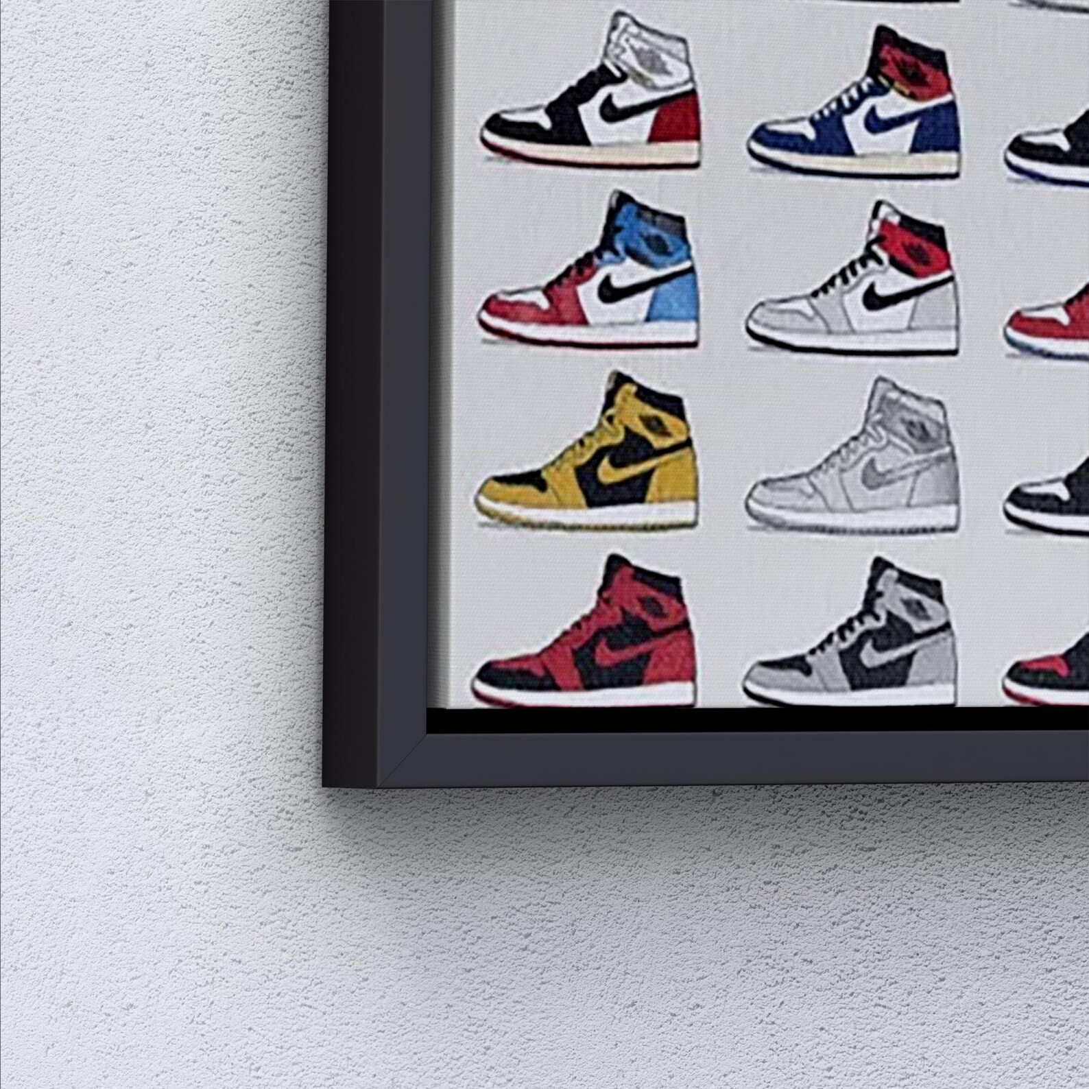 Air Jordan Wall Decor, Air Jordan 1 Collection Sneaker Poster, Jordan ...