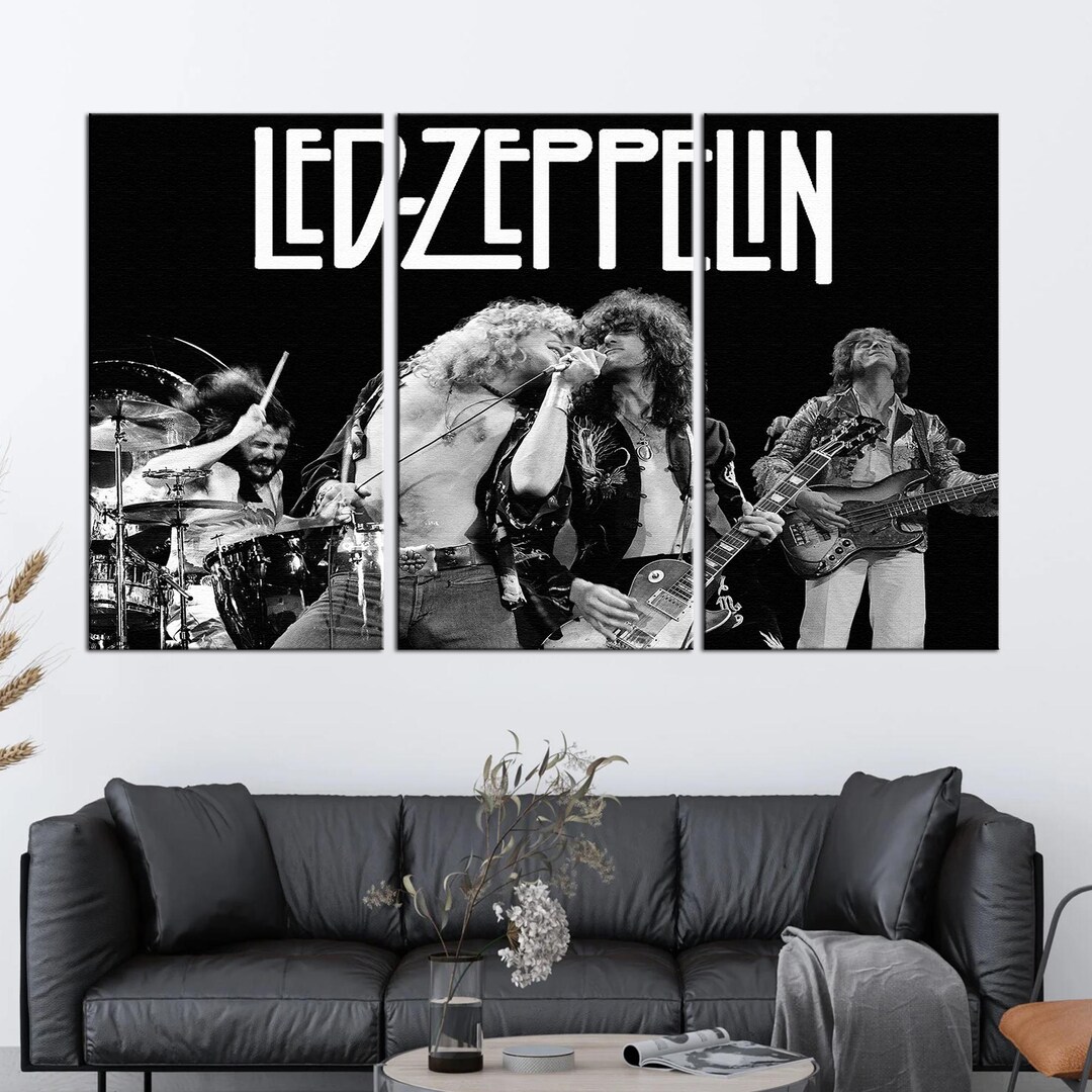 Led Zeppelin Wall Art, Led Zeppelin Poster Print, Led Zeppelin Jimmy ...