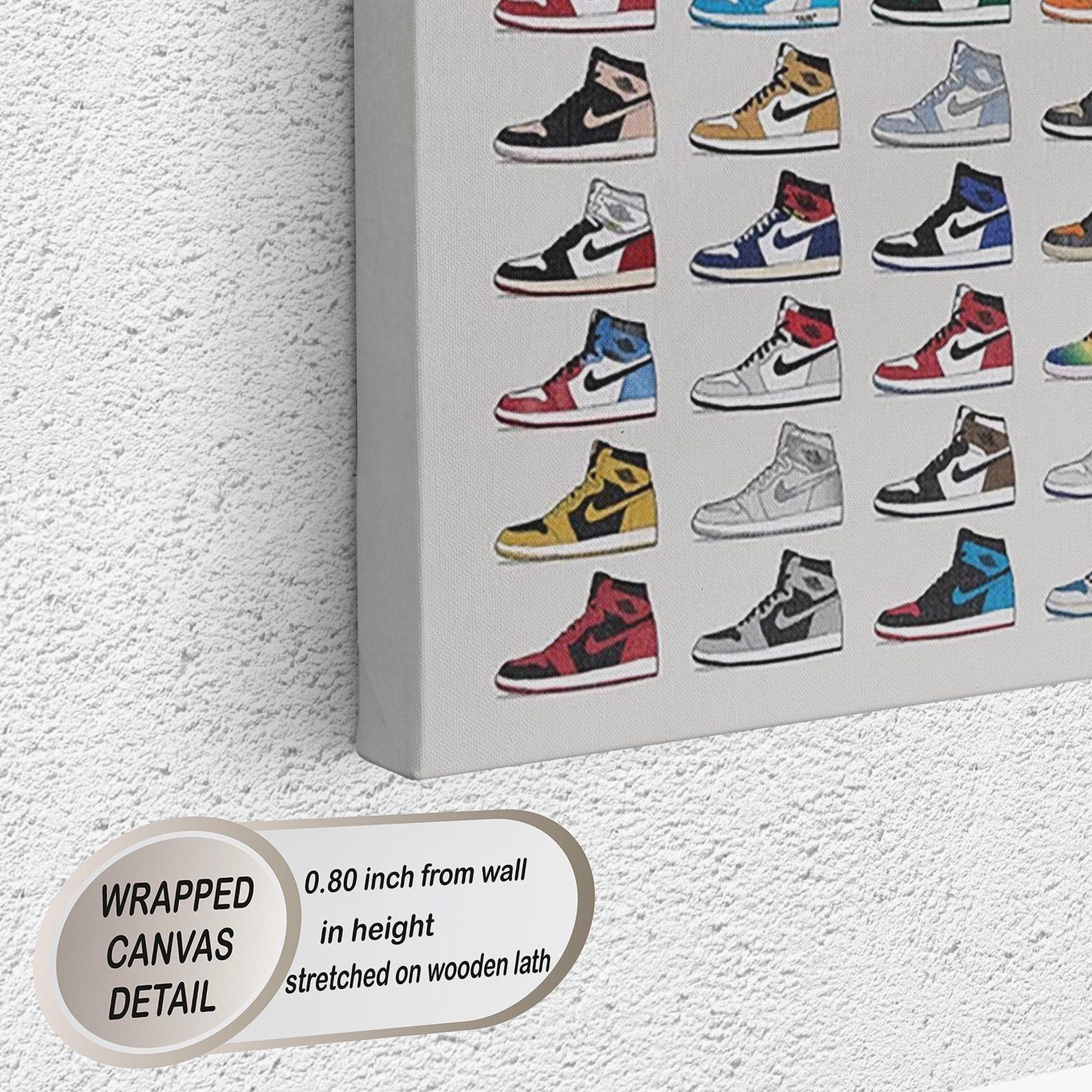 Air Jordan Wall Decor, Air Jordan 1 Collection Sneaker Poster, Jordan ...