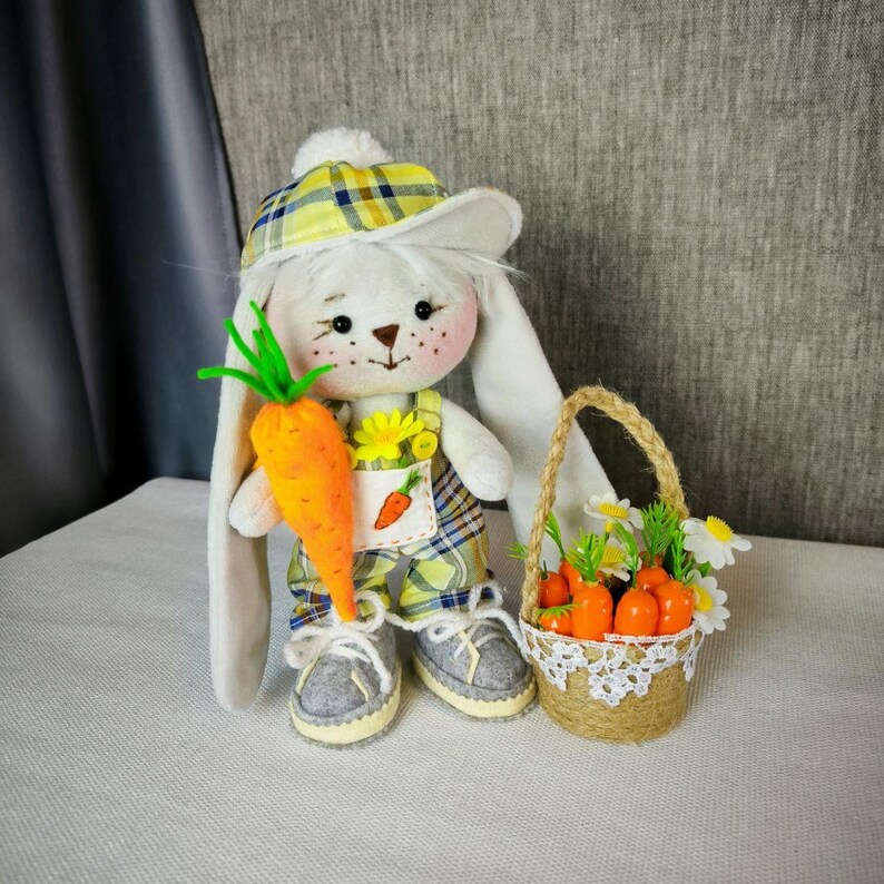 Bunny Sewing Pattern PDF, Clothes, Sneakers, Cap, 20cm (video Tutorial ...