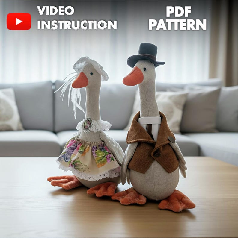 Goose Girl & Goose Boy – 3 PDF Sewing Pattern Set - Etsy