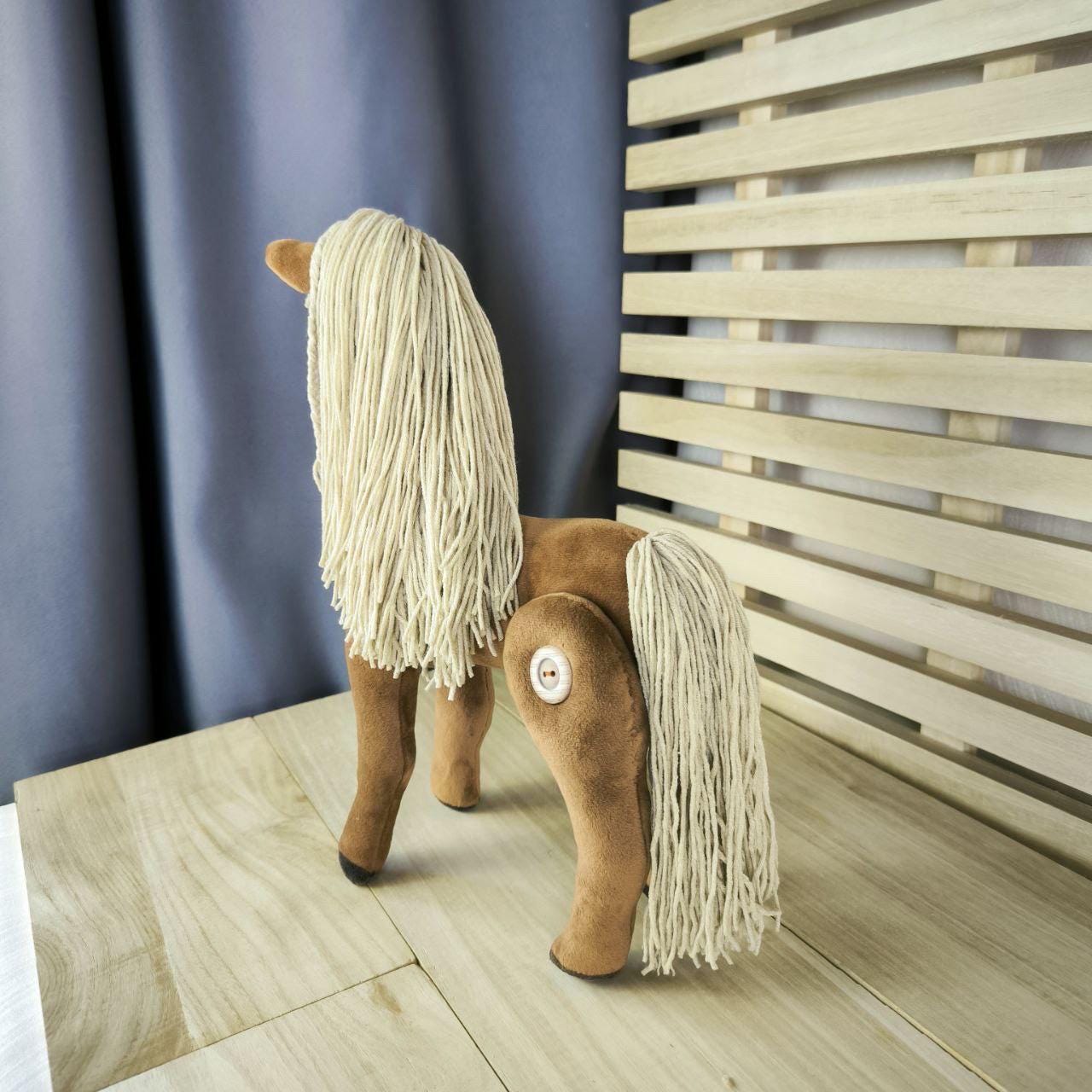 PDF Sewing Pattern – Horse Plush Toy (33×22 Cm / 13"×8.7") | A4 Format ...